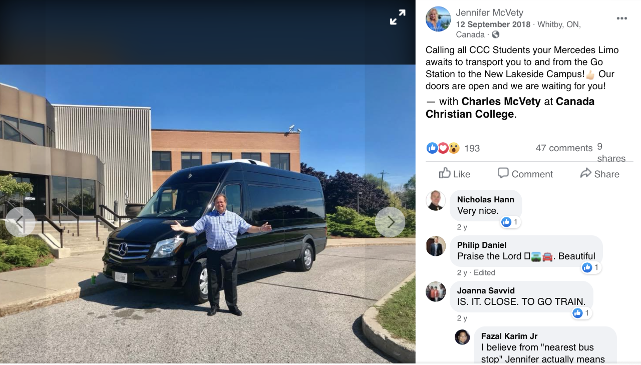 NDP questions McVety’s use of registered charity status « Ontario NDP